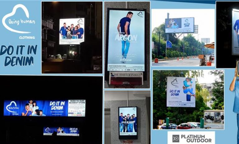 Platinum Outdoor successfully executes an OOH campaign for Being Human ...