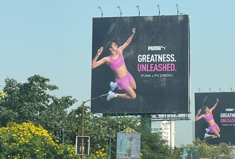 Puma unleashes greatness with OOH campaign featuring PV Sindhu ...