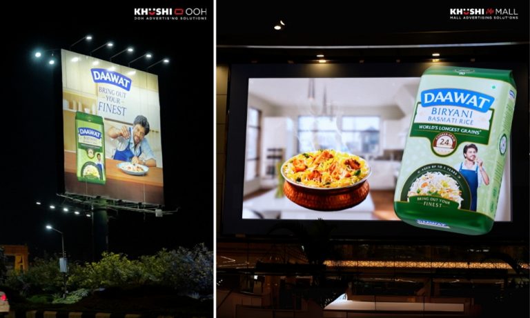 Daawat unveils ‘Bring Out Your Finest’ OOH innovation with Shah Rukh ...