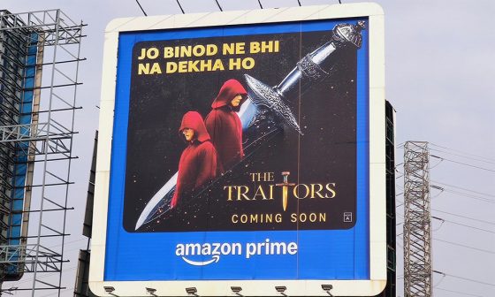 Billboards with a twist: Prime Video sets the stage for ‘The Traitors ...