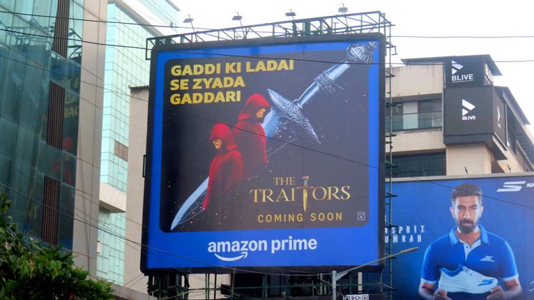 Billboards with a twist: Prime Video sets the stage for ‘The Traitors ...