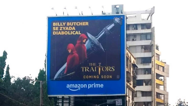 Billboards with a twist: Prime Video sets the stage for ‘The Traitors ...