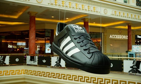 JD Sports installs huge Adidas shoe at The Trafford Centre | Media4Growth