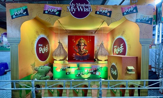 Pulse Candy’s interactive Mushak Installation at Lalbaugcha Raja ...