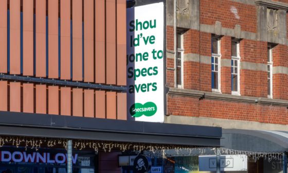 Specsavers launches playful OOH stunt with “Printing Error” billboard ...