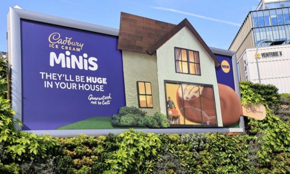 Cadbury brings ‘Mini’ Ice Creams to life with playful OOH special build ...