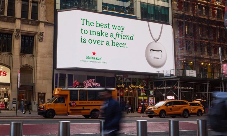 Heineken swaps AI companionship for real beer in cheeky OOH campaign ...