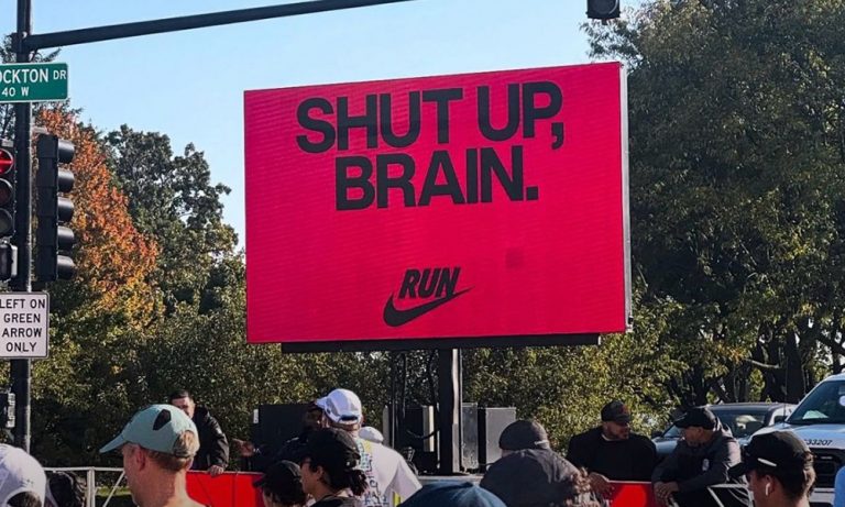 Nike ignites Chicago marathon runners with motivational OOH campaign ...
