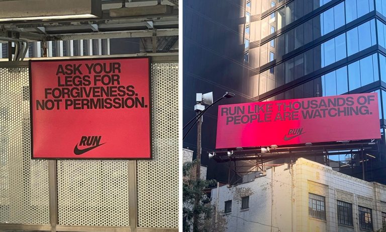 Nike ignites Chicago marathon runners with motivational OOH campaign ...