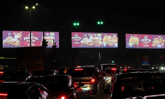 KFC takes festive OOH campaign to the skies with 'Feastival' | Media4Growth