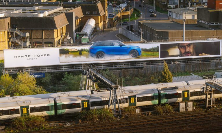 JLR turns London’s Clapham Colossus into a stage for Range Rover Sport ...