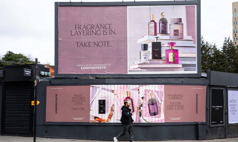 LOOKFANTASTIC turns billboards into fragrance samplers | Media4Growth